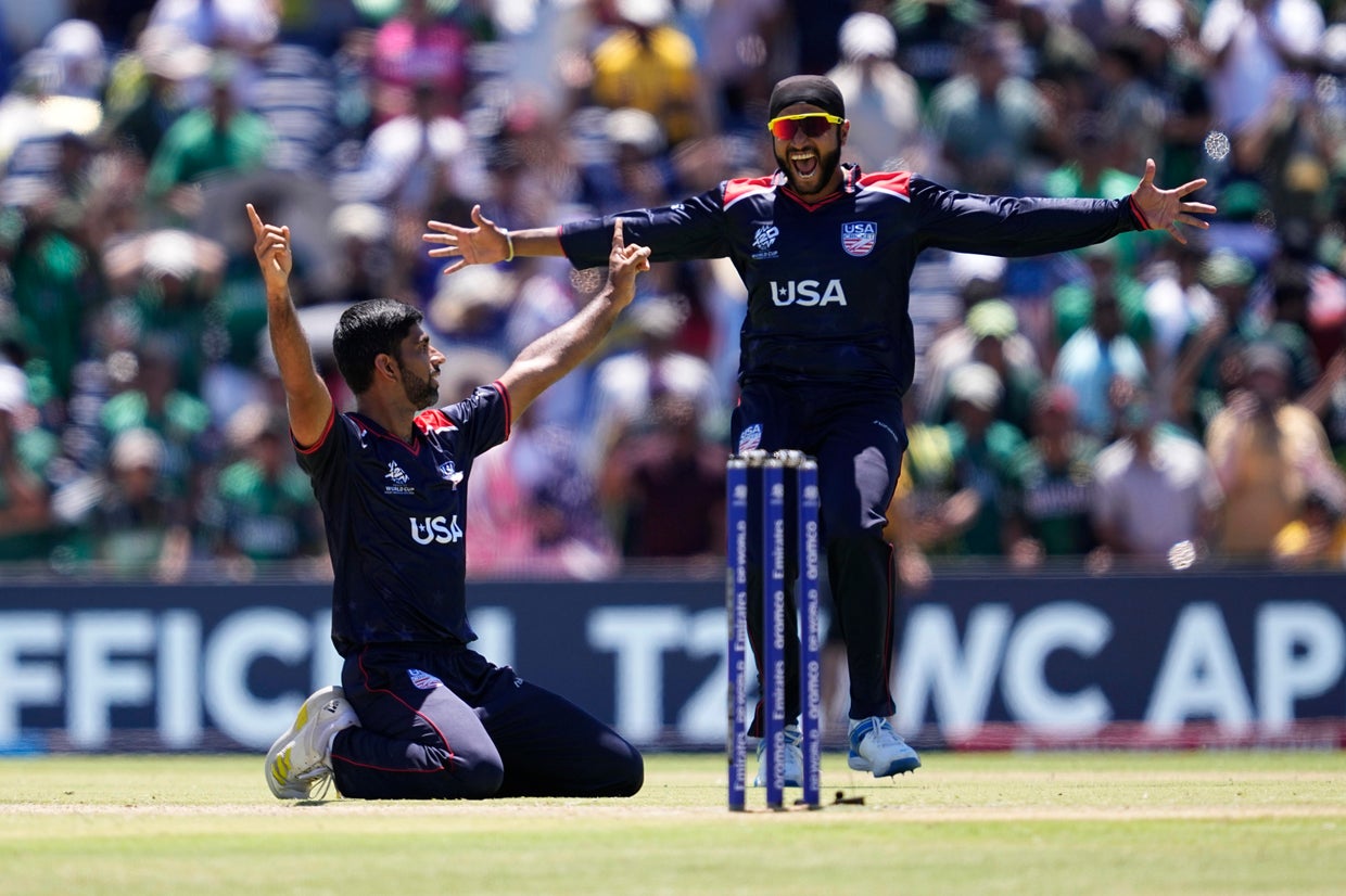USA's cricket team beats Pakistan in stunning upset at T20 World Cup ...