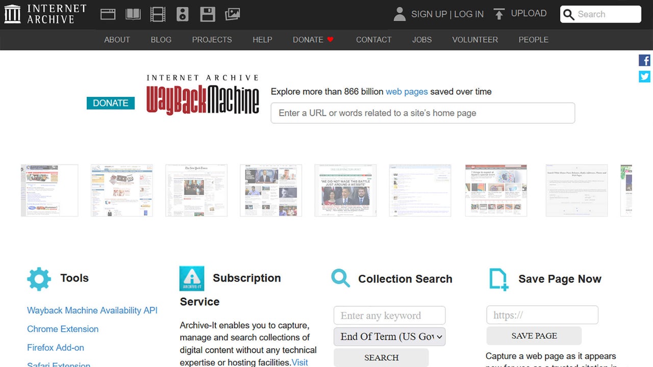 Waybacktimemachine 6 Great Wayback Machine Alternatives To Use