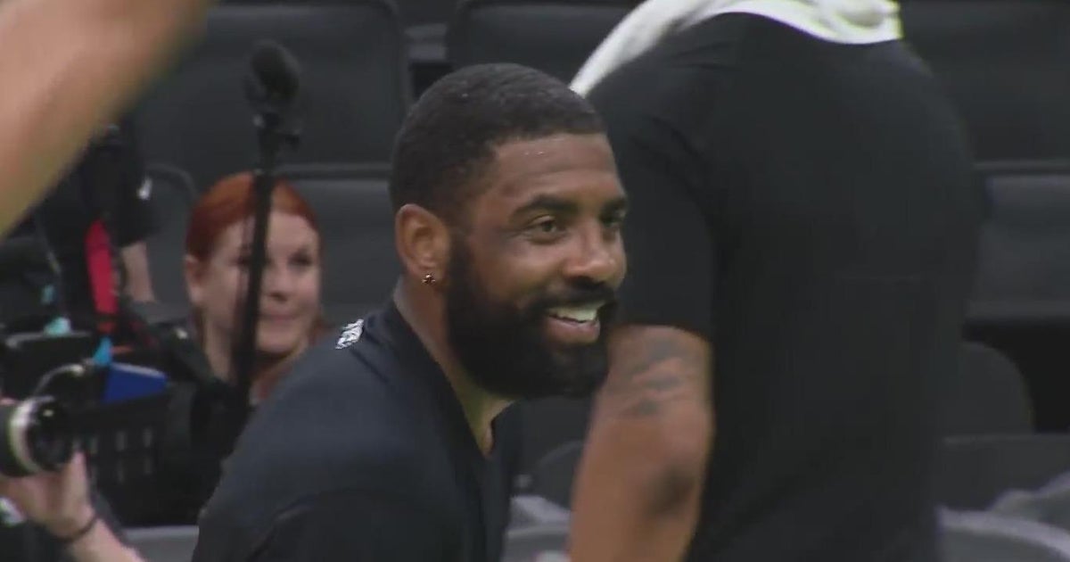 Kyrie Irving signs father to historic shoe deal - CBS Texas