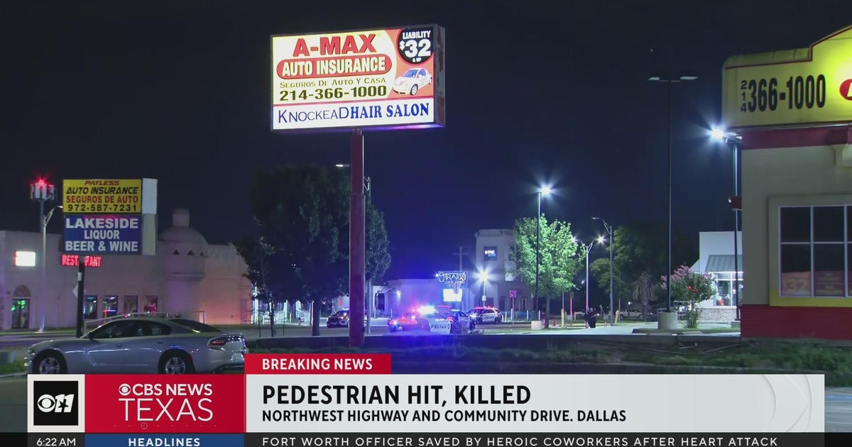 Woman hit by car, killed in Dallas - CBS Texas