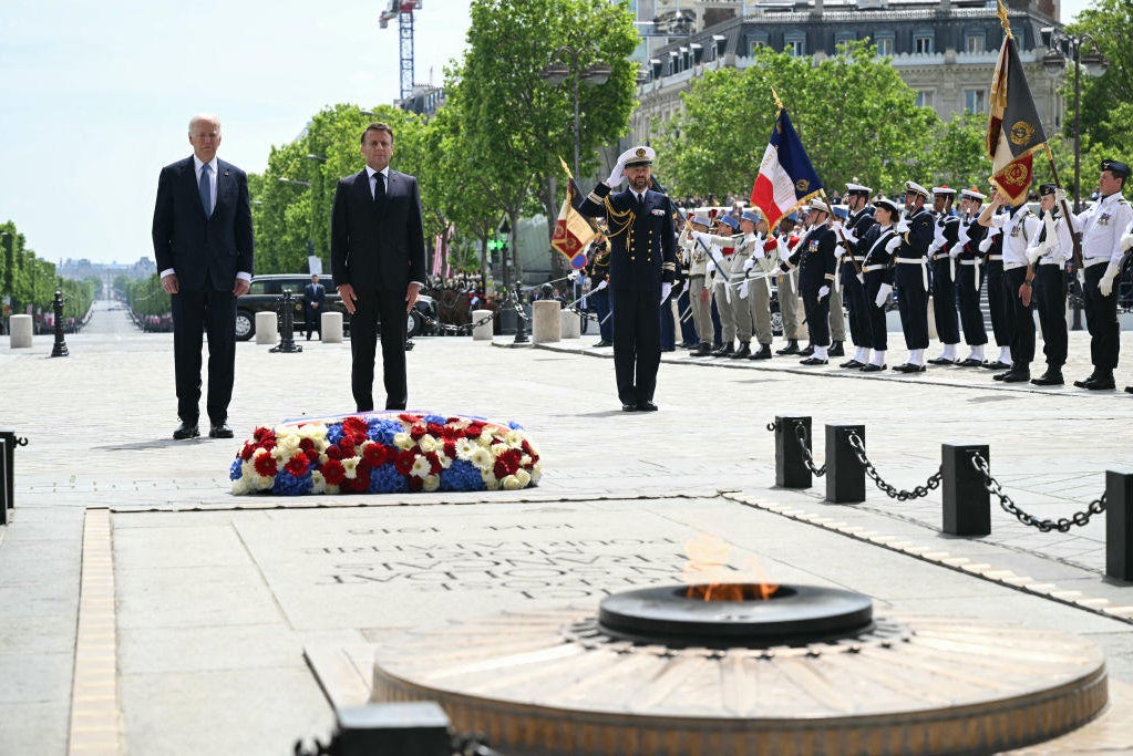 A look in photos as the Bidens attend French state dinner marking 80th ...