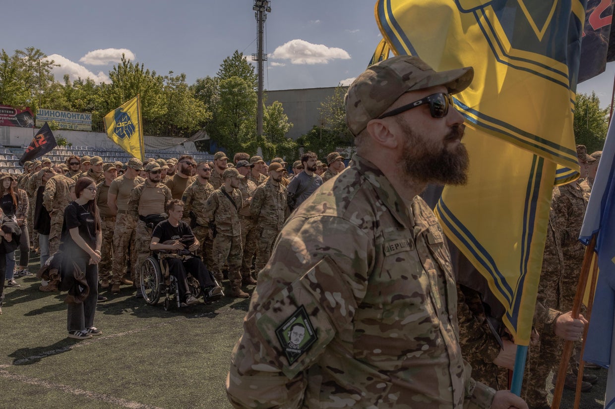 U.S. lifts weapons and training ban on Ukraine's Azov Brigade - CBS News