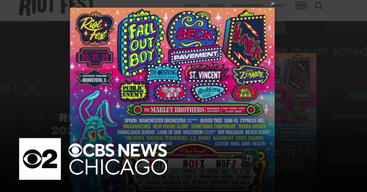 Riot Fest, now "RiotLand," moving to Chicago suburb - CBS Chicago