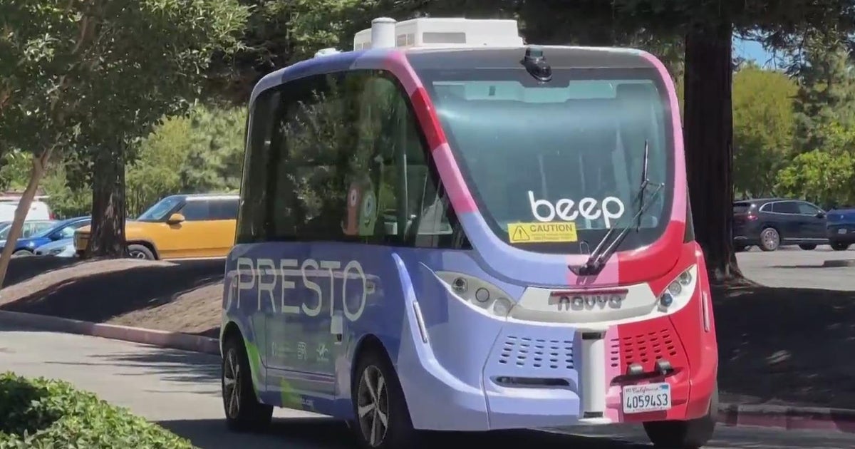 Autonomous vehicles in Contra Costa County helping commuters - CBS San ...