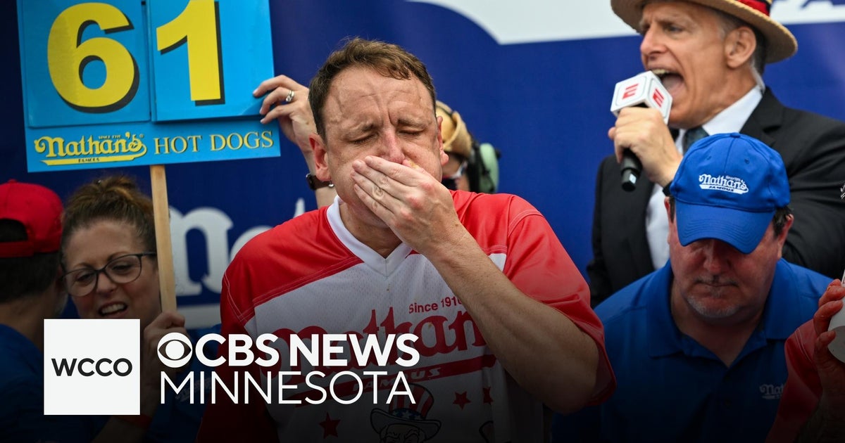 Joey Chestnut banned from Nathan’s Hot Dog Eating Contest - CBS Minnesota