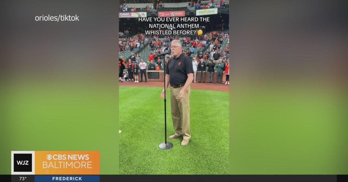 Whistler Chris Ullman wowed at the Orioles game last week. Now, he's ...