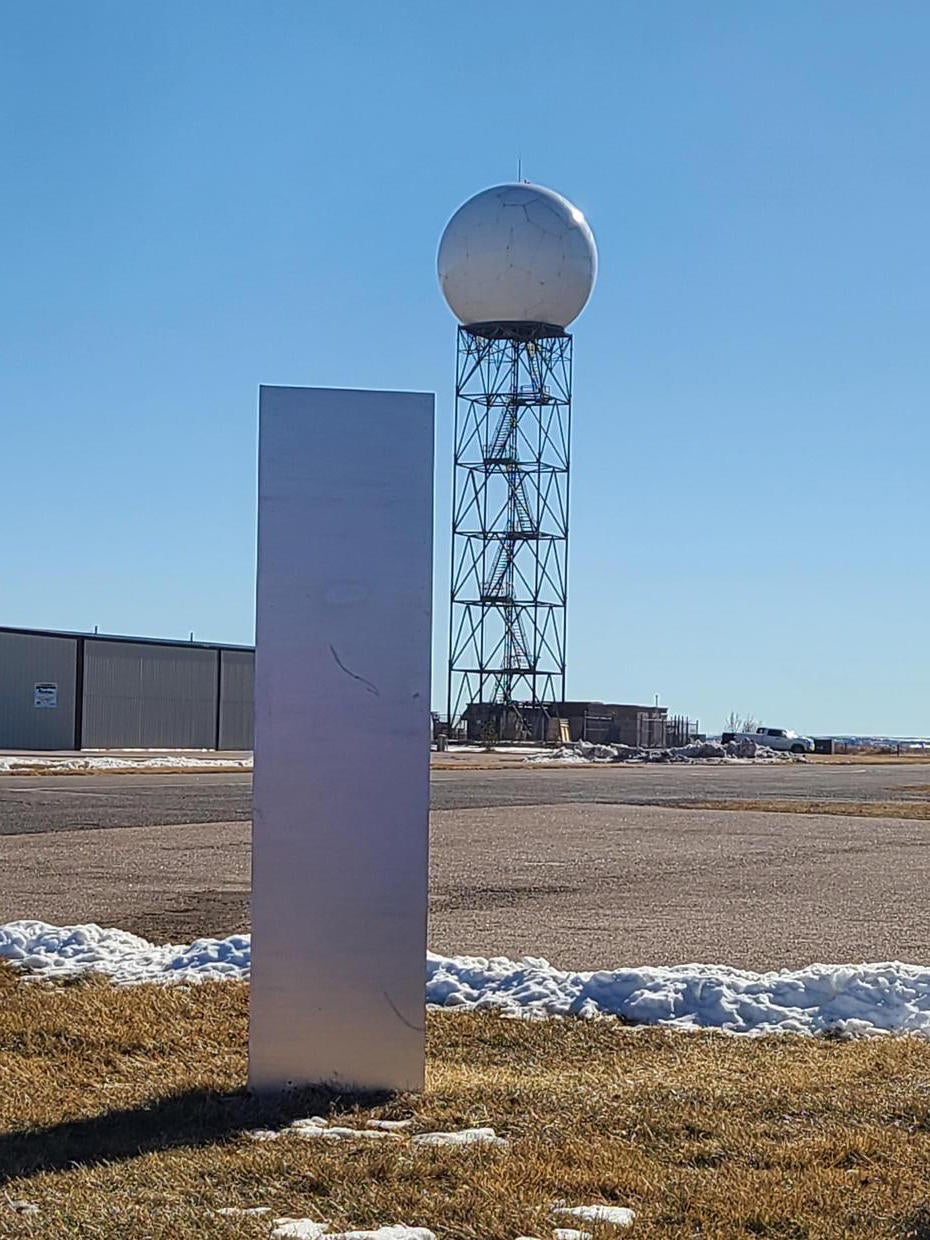 Monolith 'Appears' Near Space Port In Colorado - CBS Colorado