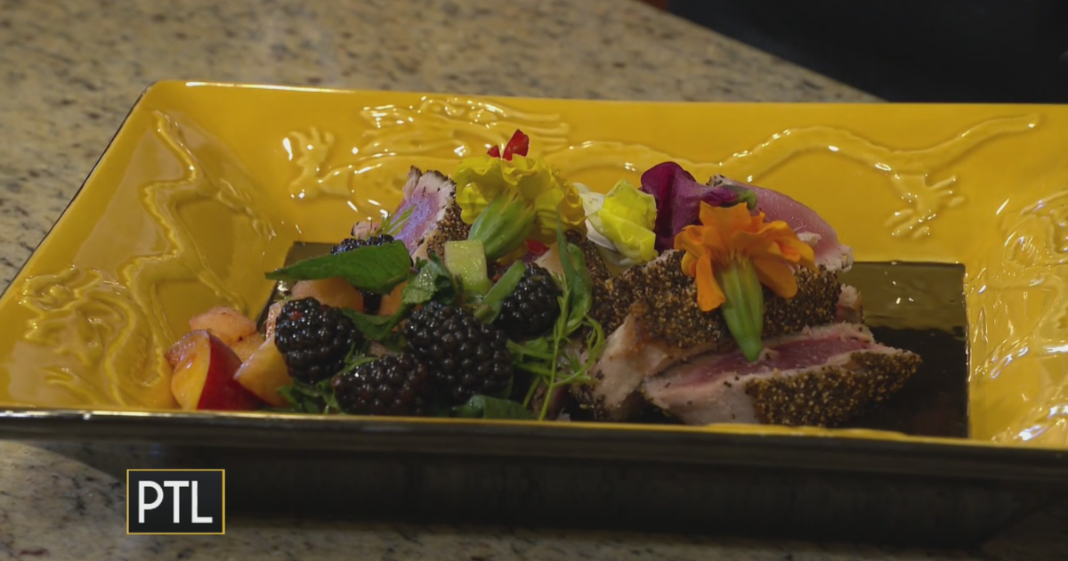 Seared Tuna with Summer Fruit recipe | Cooking with Rania - CBS Pittsburgh