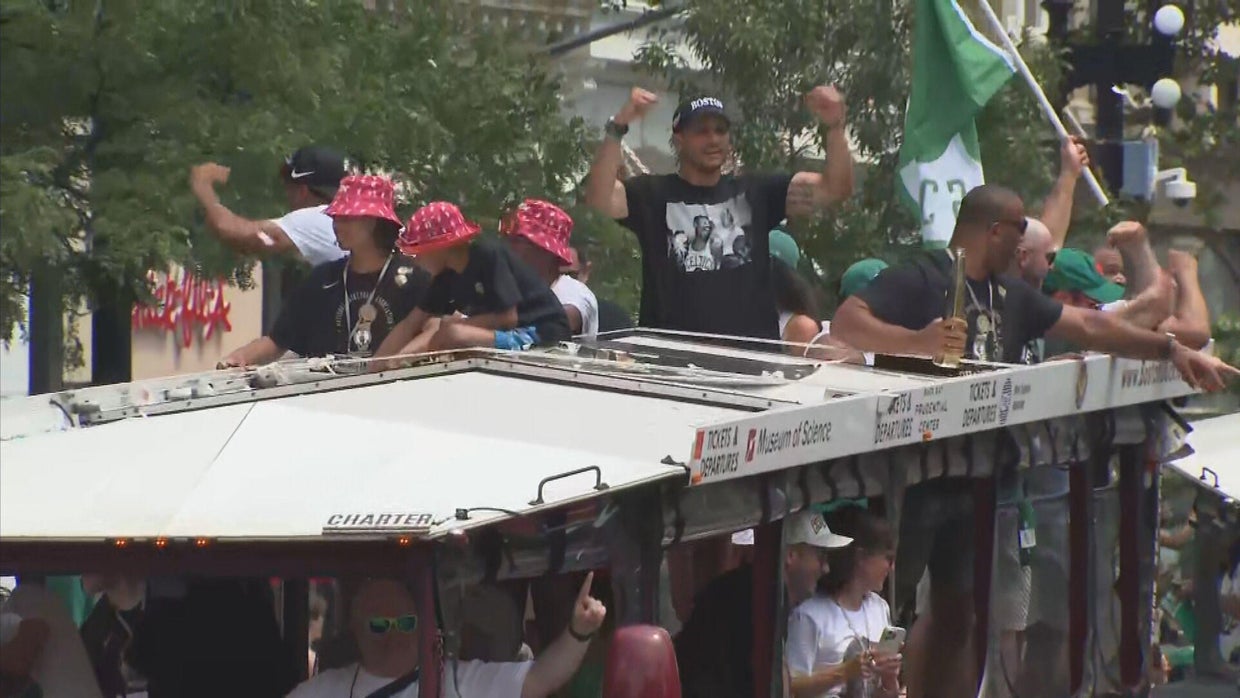 Celtics celebrate 18th title in franchise history with duck boat parade