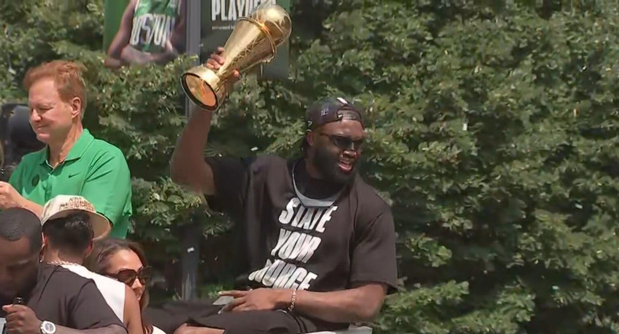 Celtics celebrate 18th title in franchise history with duck boat parade