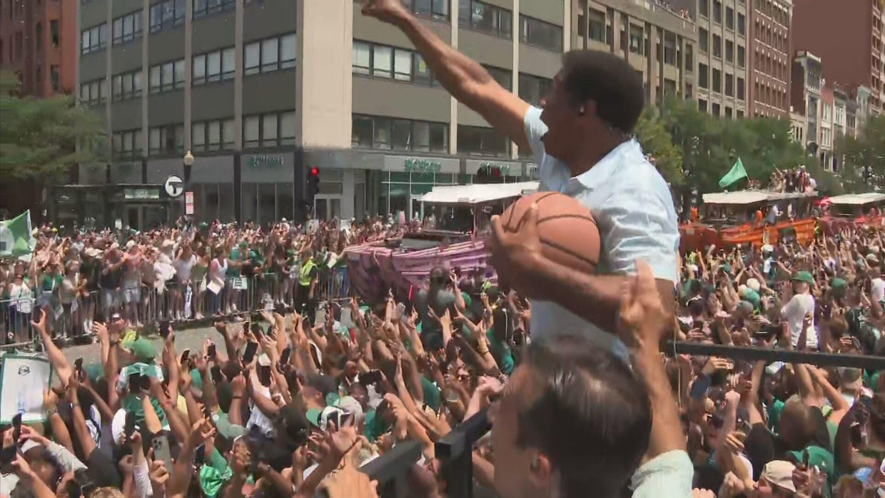 Celtics celebrate 18th title in franchise history with duck boat parade