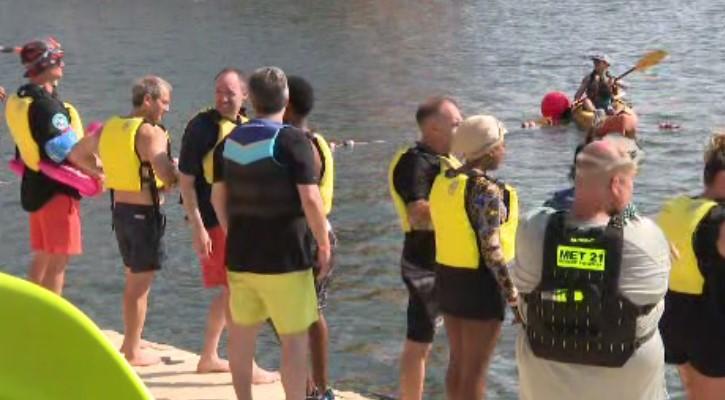 Slideshow: 150 take plunge into Baltimore's Inner Harbor