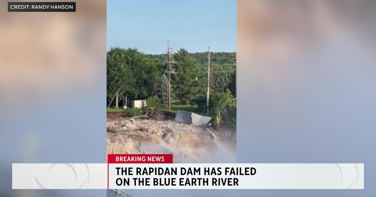 Rapidan Dam in southern Minnesota breached, prompting flash flood ...