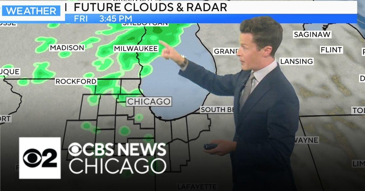Sunny Thursday, rainy Friday - CBS Chicago