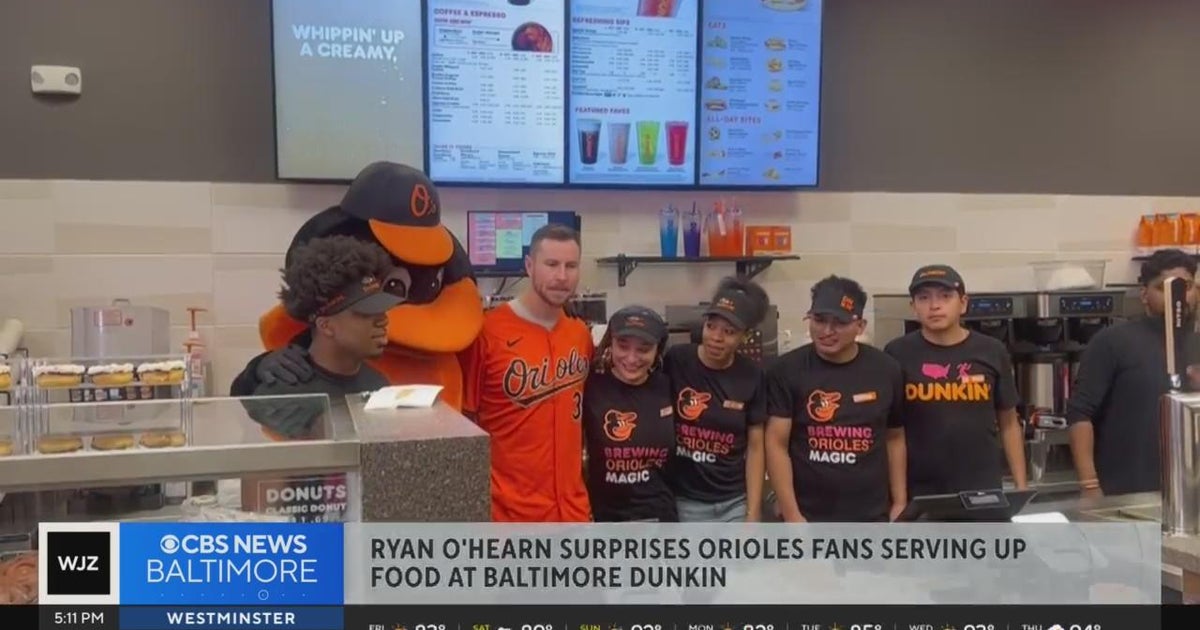Baltimore Orioles' Ryan O'Hearn surprises staff, customers at Dunkin ...