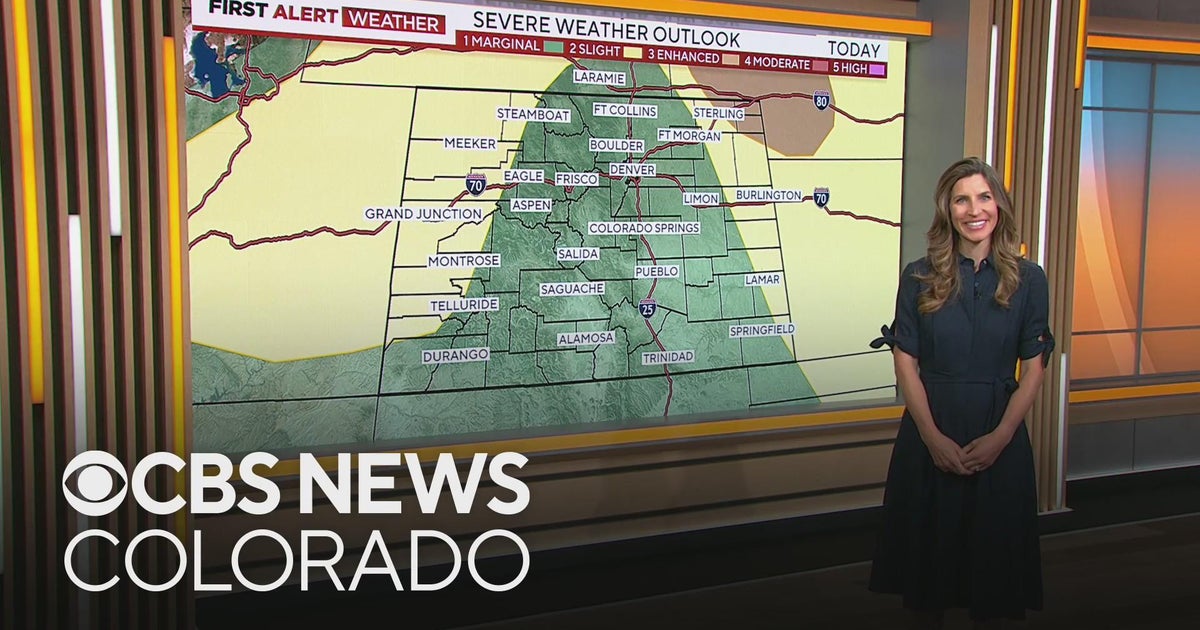 Denver Weather: Thunderstorms expected to fire up on Front Range - CBS ...