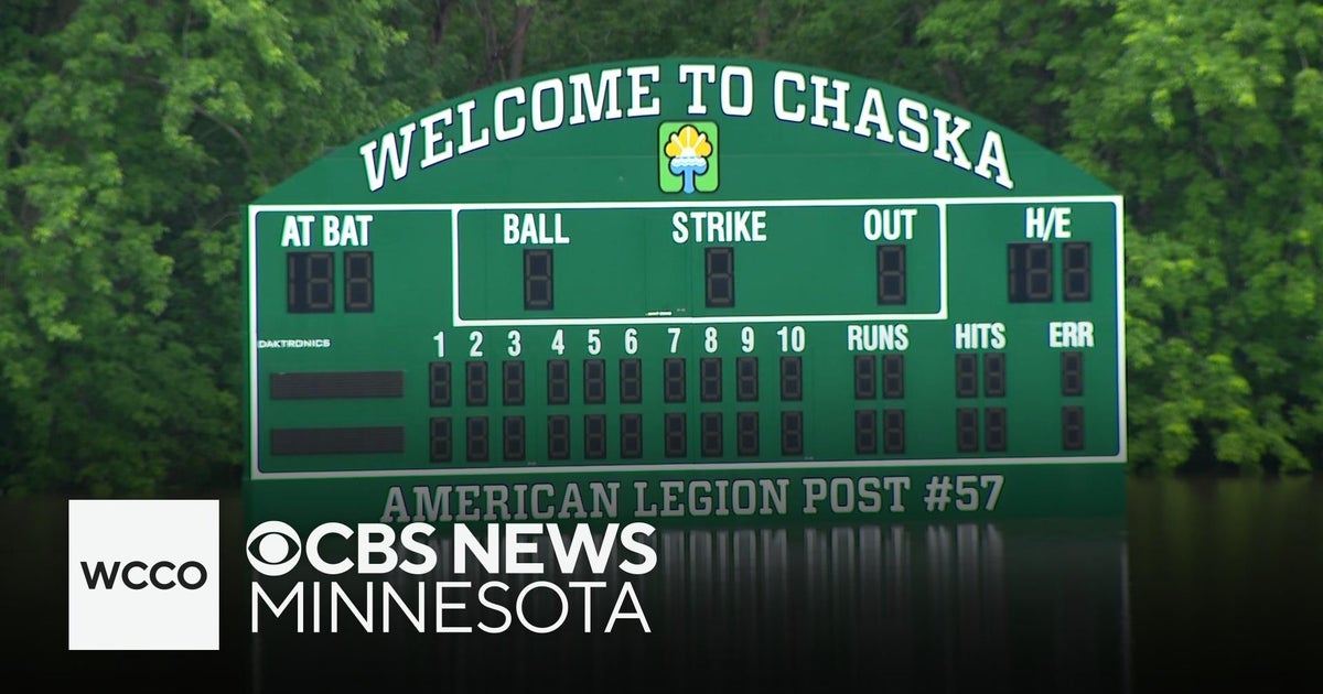 Why Chaska flooded its baseball field on purpose - CBS Minnesota