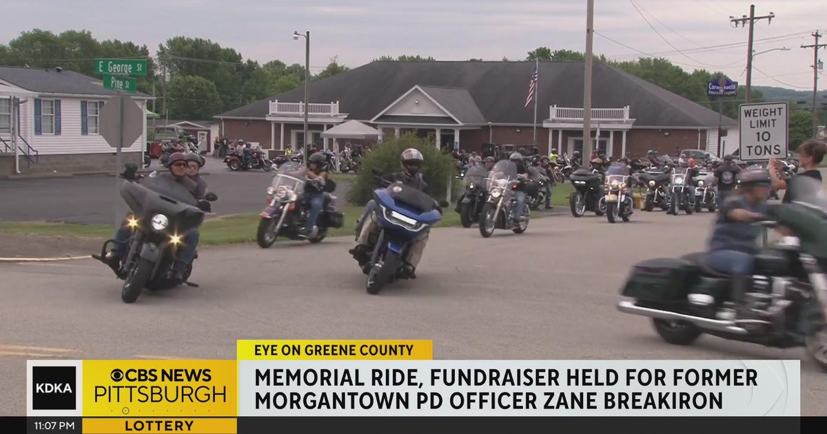 Memorial ride and fundraiser held for Zane Breakiron - CBS Pittsburgh