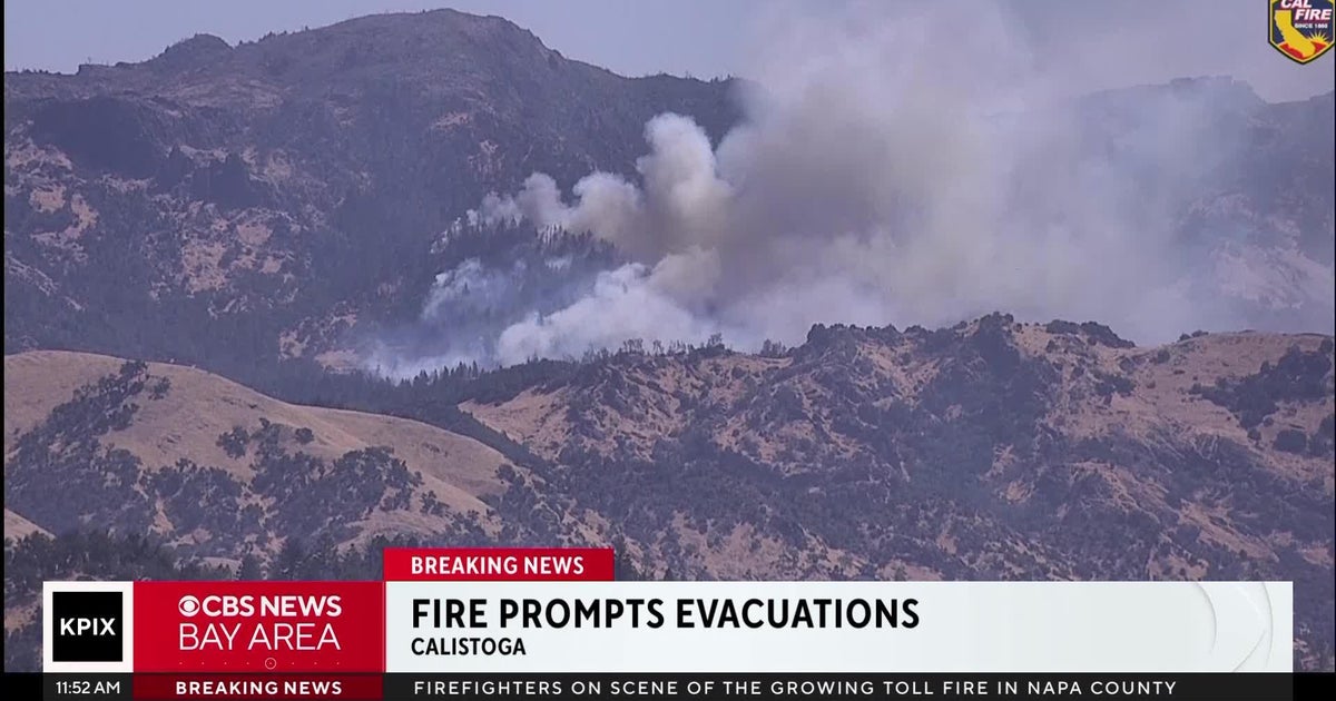 Toll Fire burns in Napa County north of Calistoga, prompting ...