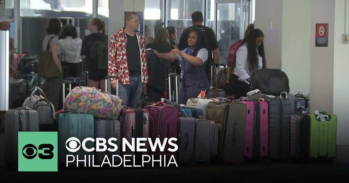 Passengers frustrated as flight delays continue in Philadelphia - CBS ...
