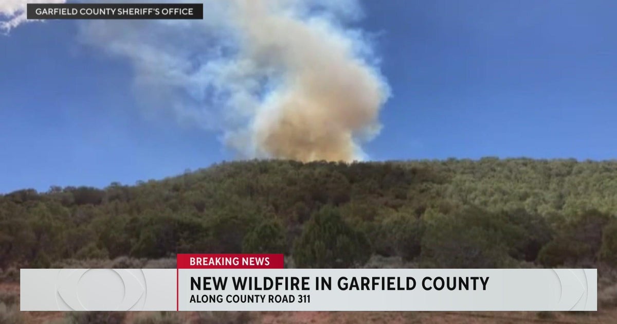 Crews battle Gibson Gulch Fire burning in Garfield County - CBS Colorado