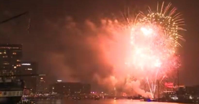 Slideshow: Baltimore sets off fireworks over the Inner Harbor