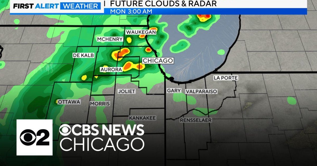 Scattered showers and thunderstorms for Chicago Sunday evening - CBS ...