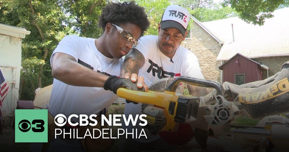 Young men learn trade skills at Build A Man camp in Philadelphia - CBS ...