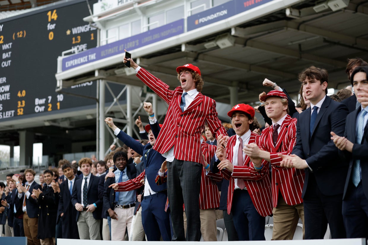 New students at Eton, the poshest of Britain's elite private schools ...