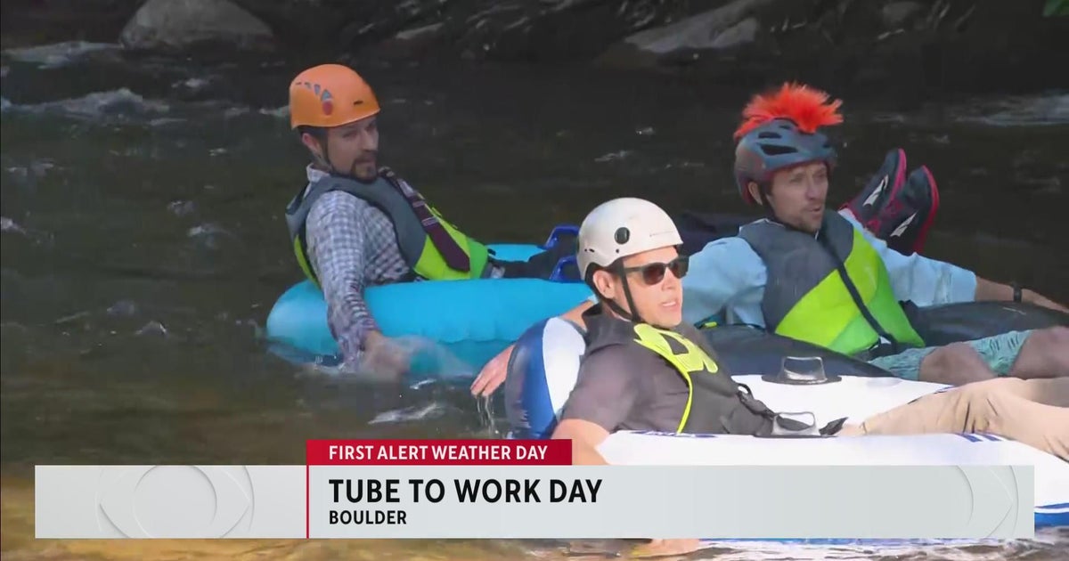 Boulder's Tube to Work Day very popular this year during the heat wave ...