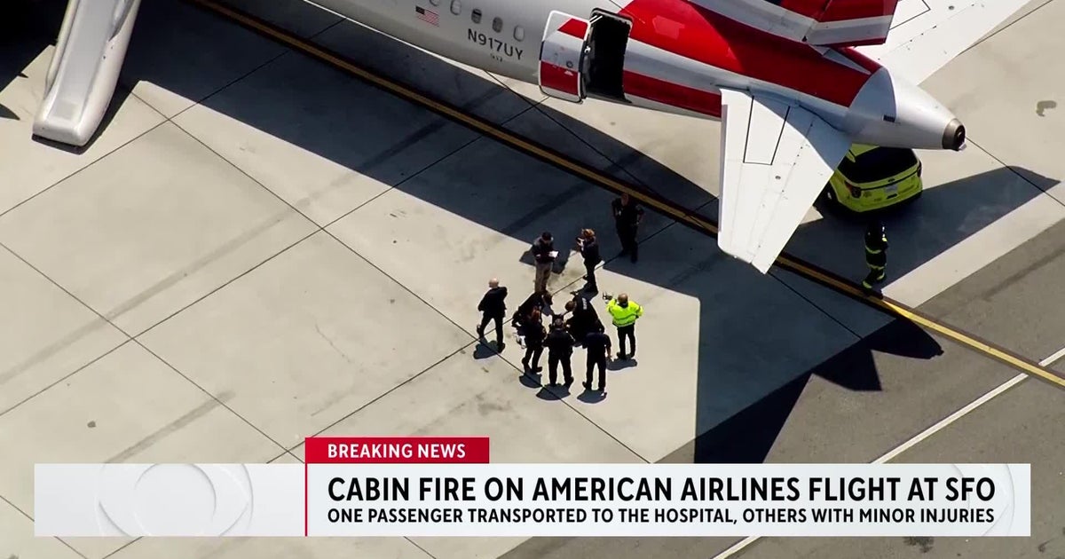 Fire aboard SFO plane forces emergency evacuation - CBS San Francisco