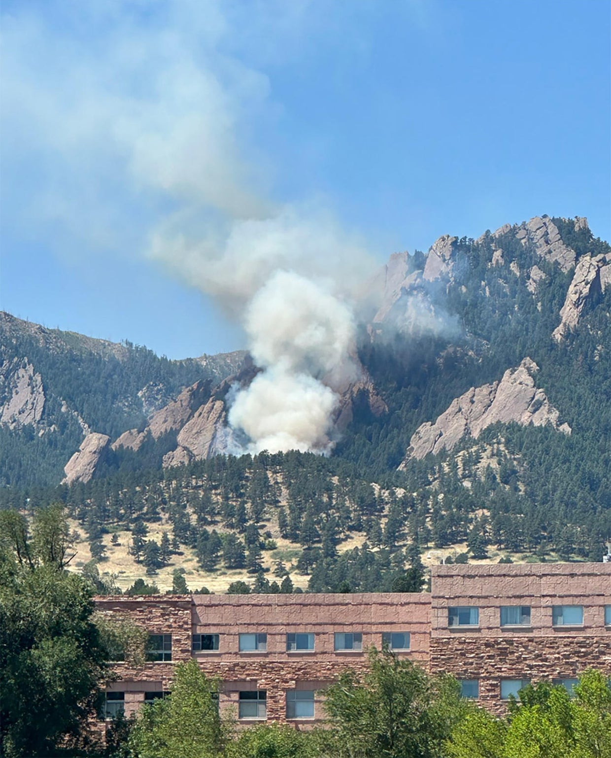 Small wildfire forces evacuation of NCAR in Boulder, Colorado's ...