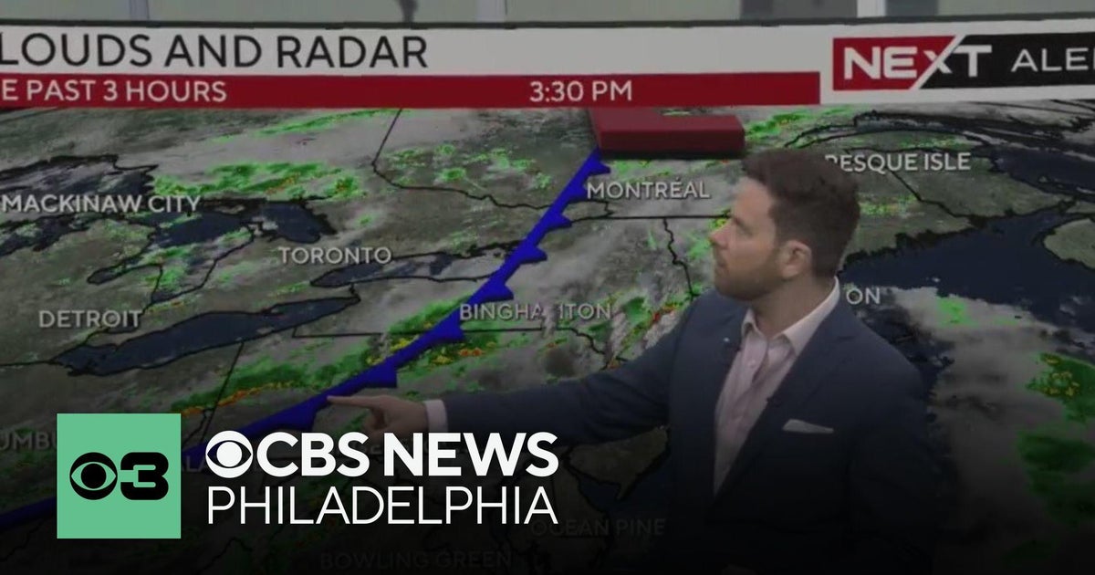 Severe storms to move through Philadelphia region Wednesday night - CBS ...