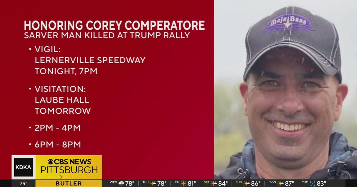 Community preparing for funeral of Corey Comperatore - CBS Pittsburgh