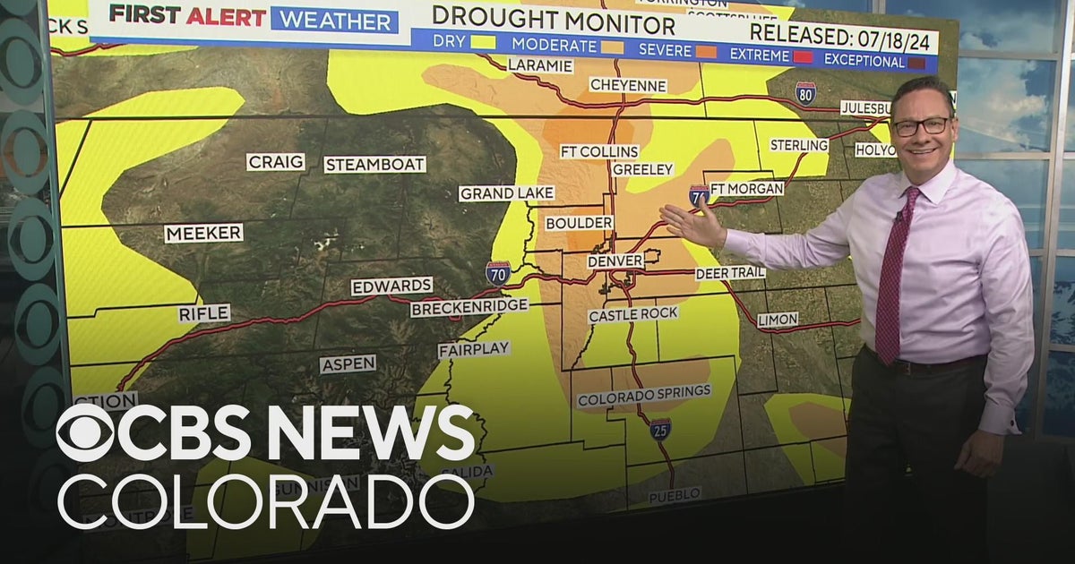 Much needed rain may help with increasing drought problems - CBS Colorado