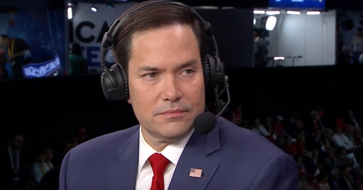 Sen. Marco Rubio says Trump has been "very impressed" by RNC - CBS News