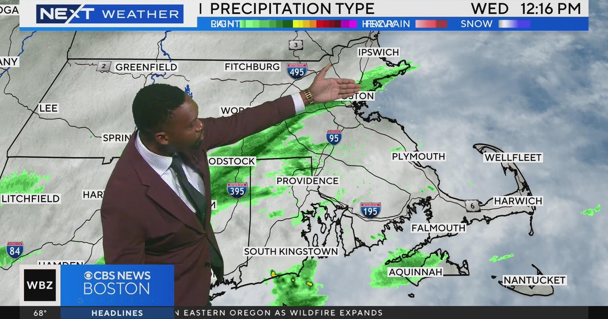 Next Weather: WBZ midday forecast for July 24 - CBS Boston