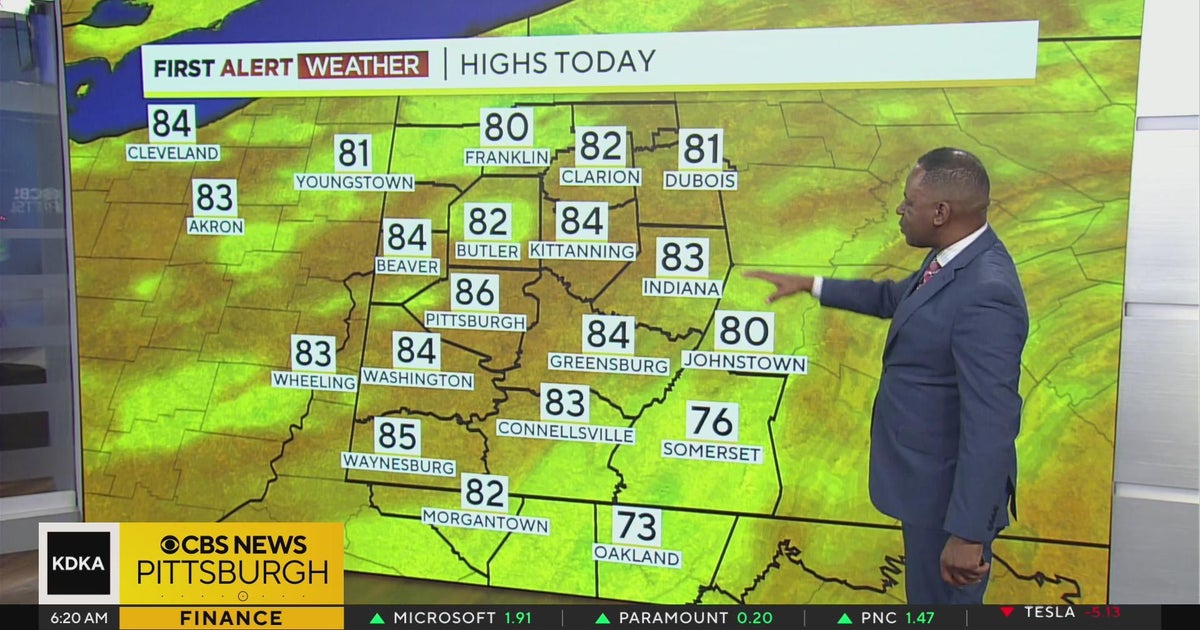 KDKA-TV Morning Forecast (7/24) - CBS Pittsburgh