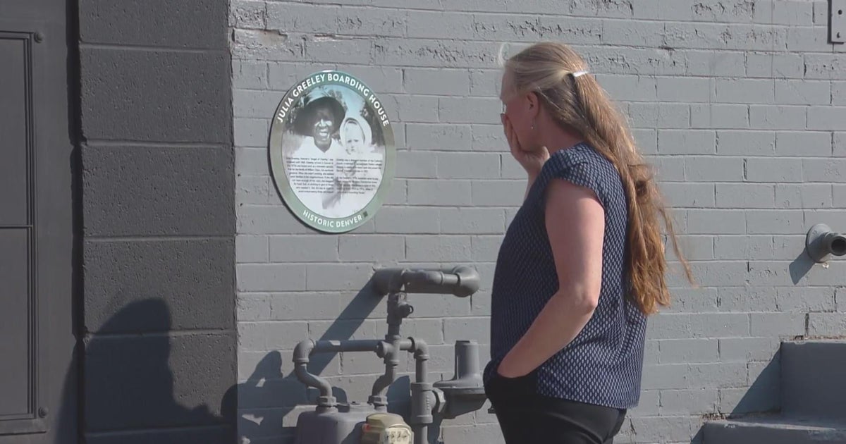 Historic marker goes up in Denver to recognize Julia Greeley - CBS Colorado