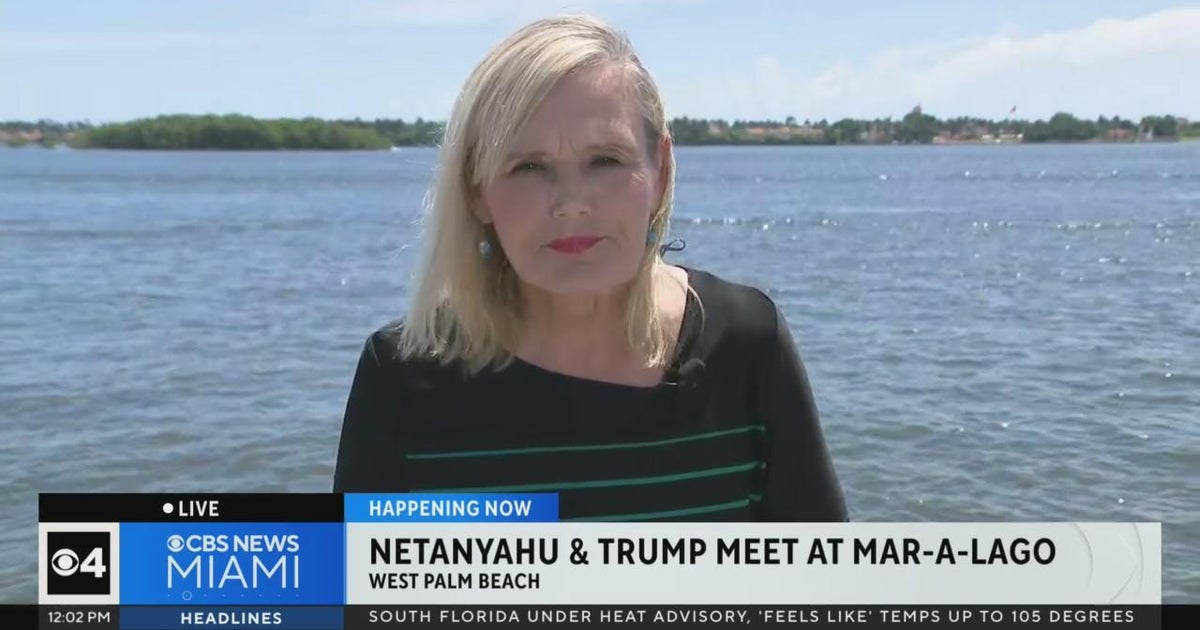 Netanyahu arrives in Florida to meet with Trump - CBS Miami