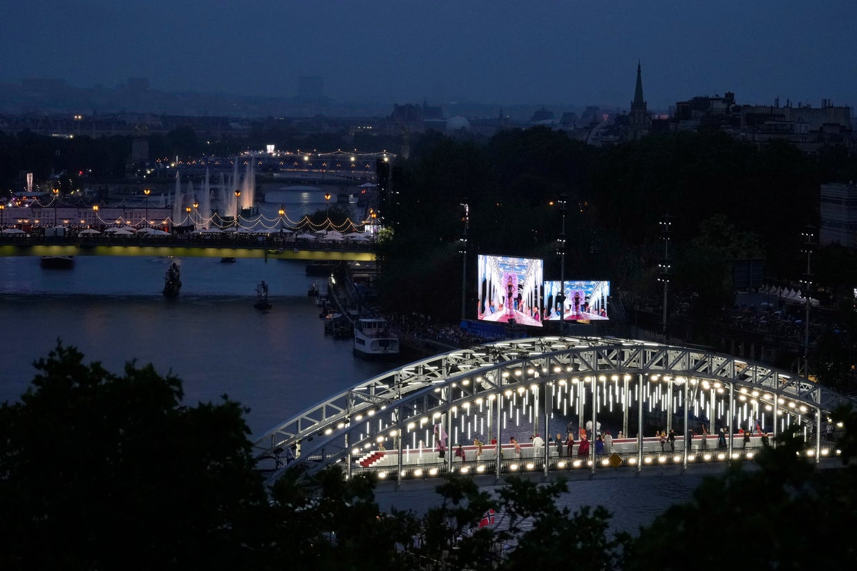 See photos of the Paris Olympics opening ceremony - CBS News