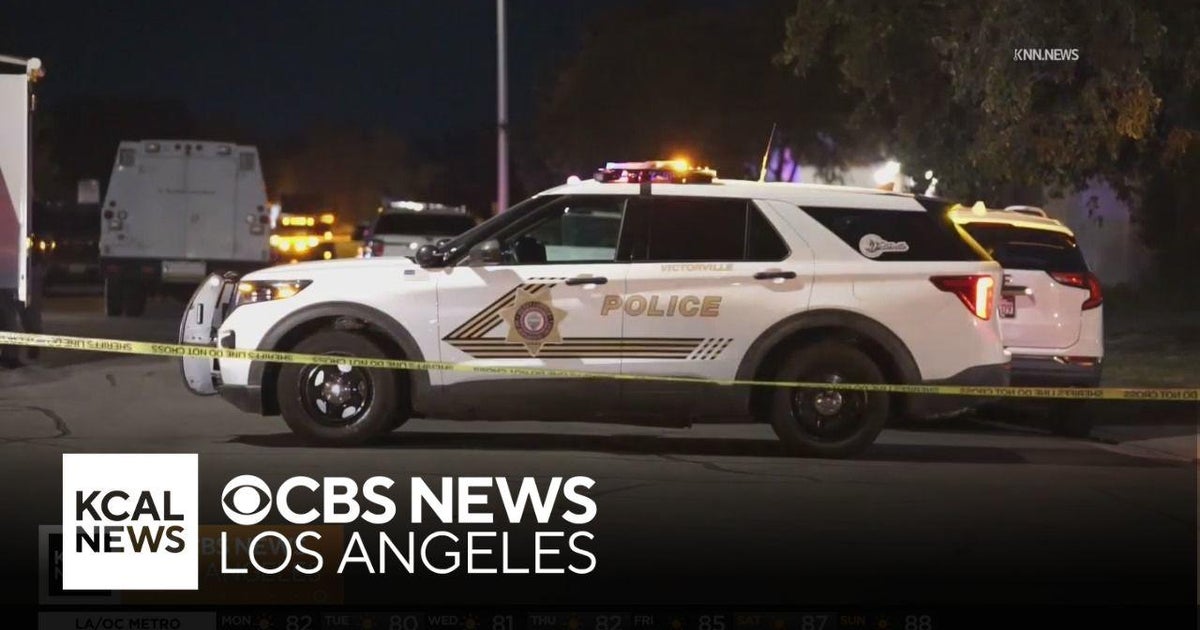 Police investigate shooting in Victorville that left 2 dead - CBS Los ...