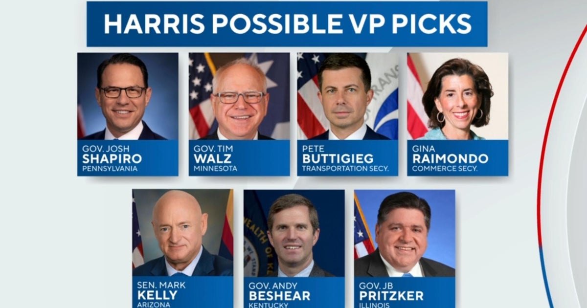 Here's who's still on the list of Kamala Harris' possible VP picks ...