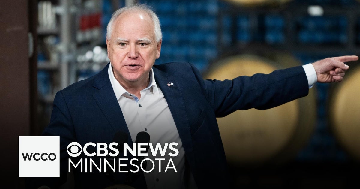 Gov. Tim Walz in top tier of VP contenders for Kamala Harris - CBS ...