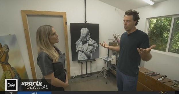 From passer to painter for former UCLA QB McCann - CBS Los Angeles