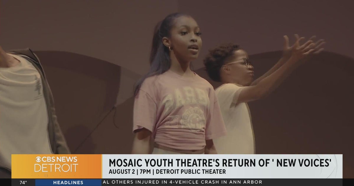 Mosaic Youth Theatre returns with New Voices Detroit Festival - CBS Detroit