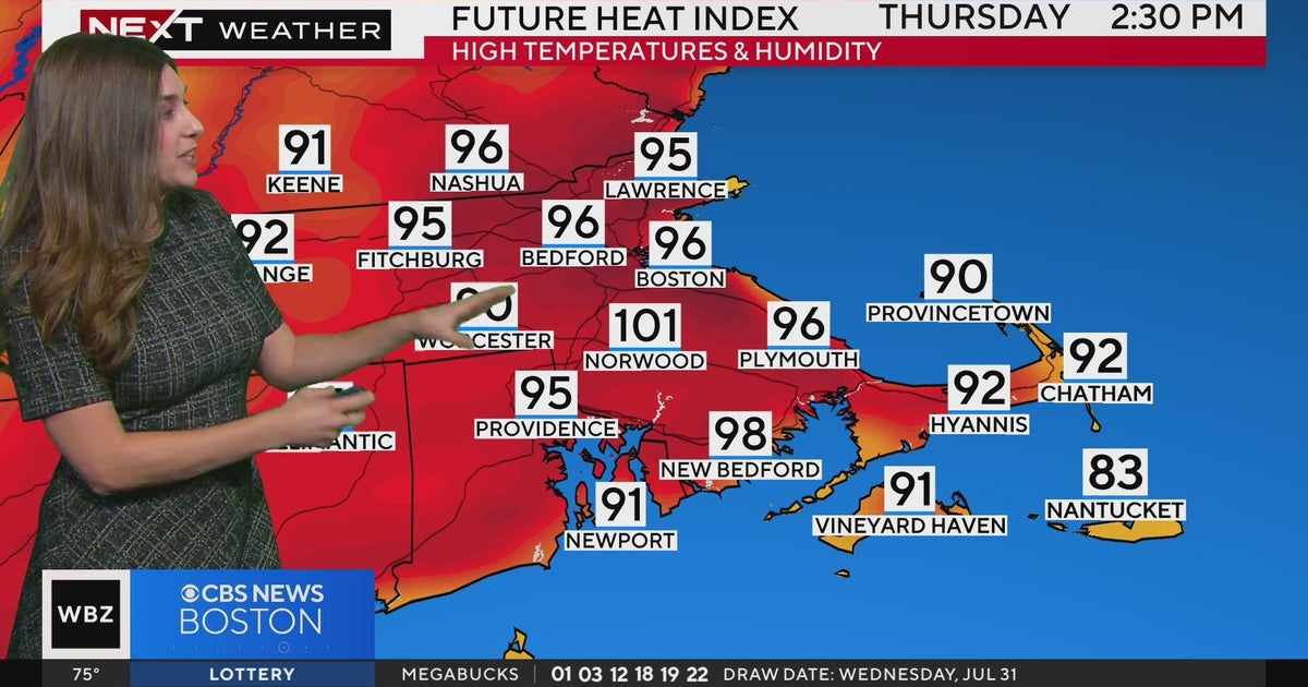 Next Weather: WBZ morning forecast for August 1, 2024 - CBS Boston