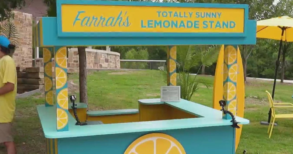 Lemonade stand honoring North Texas toddler gets a major upgrade - CBS ...