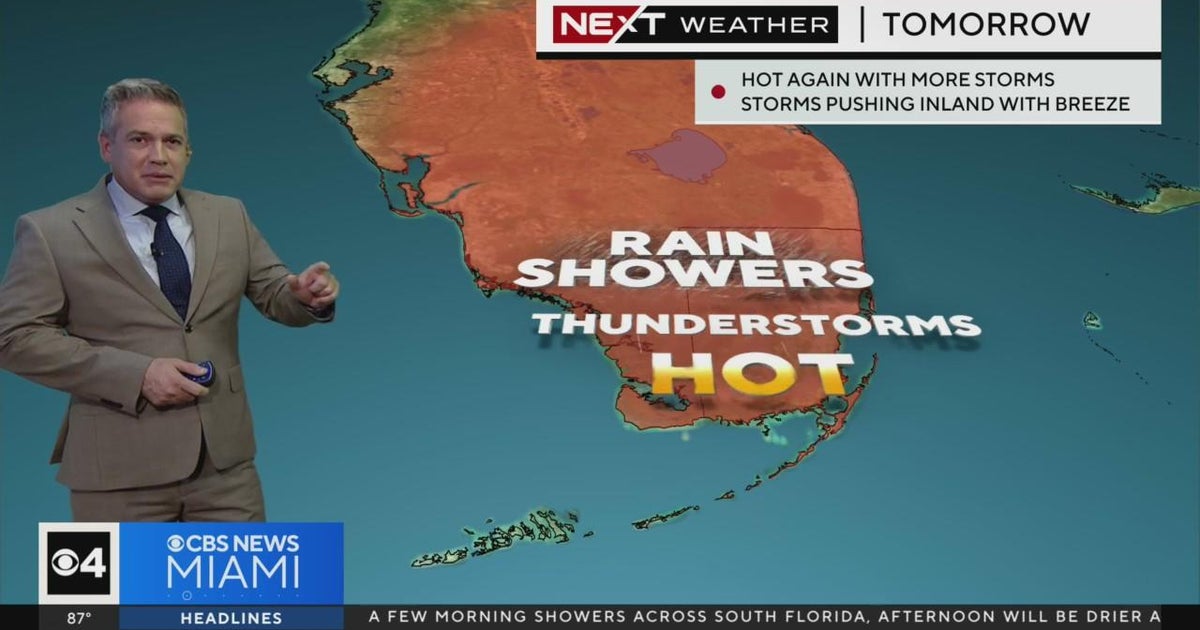 South Florida weather for Thursday 8/1/24 11PM - CBS Miami
