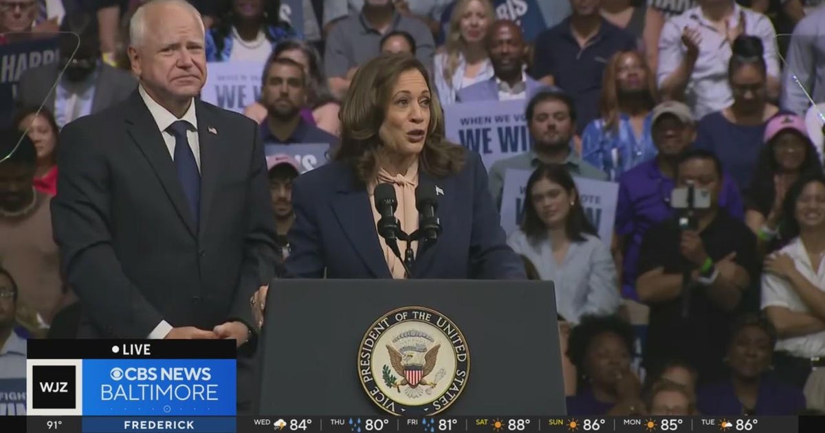 Maryland lawmakers react to Tim Walz as Harris' VP running mate - CBS ...
